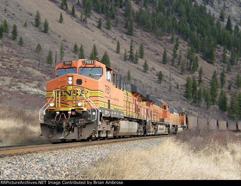 BNSF 7651 West